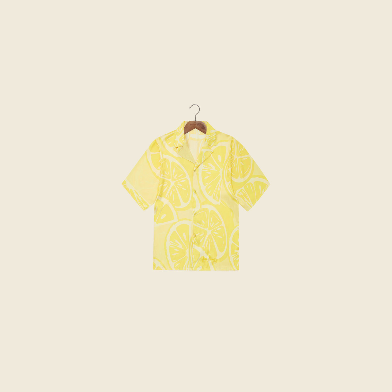Sliced Lemons Print Shirt - Men’s Statement Shirt | House of Sunny